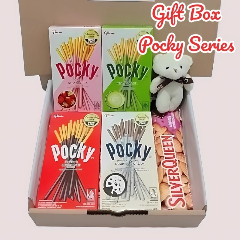 Jual GIFT BOX POCKY | SNACK BOX HADIAH ULANG TAHUN DAN WISUDA | Shopee Indonesia