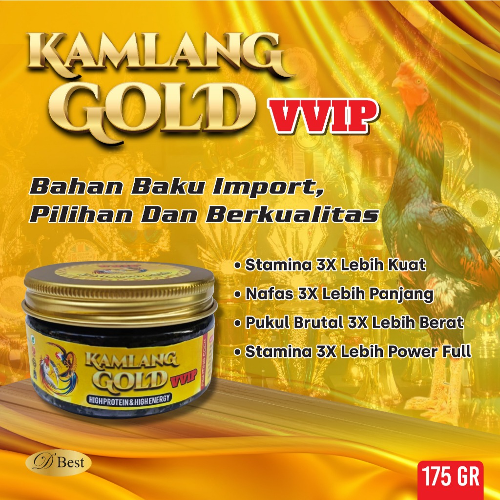 Jual KAMLANG VVIP GOLD VVIP BEST 175gr KAMLANG GOLD AYAM SUPER THAILAND ...