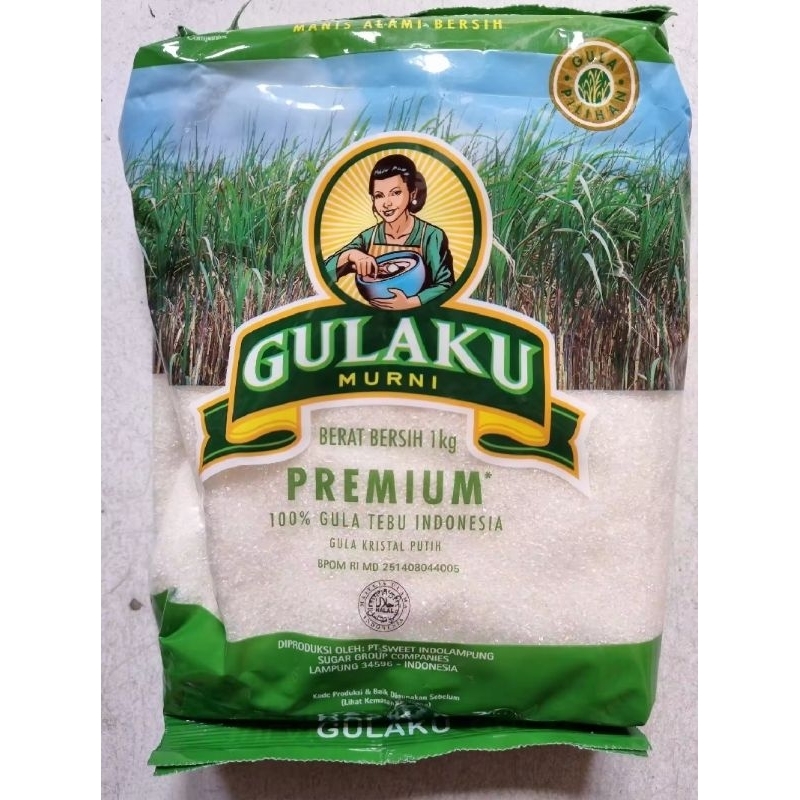 Jual GULAKU PREMIUM 1 KG GULA TEBU 1 KG GULA TEBU | Shopee Indonesia