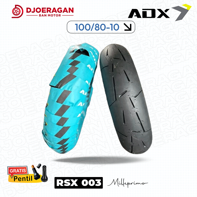 Jual BAN MOTOR RING 10 100/80 ADX MILLEPRIMO RSX003 TUBELESS VESPA ...