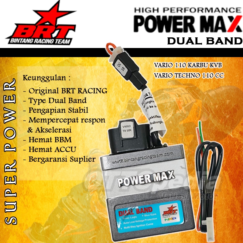 Jual Cdi Racing Vario 110 Karbu KVB Vario Techno 110 Power Max Dual ...