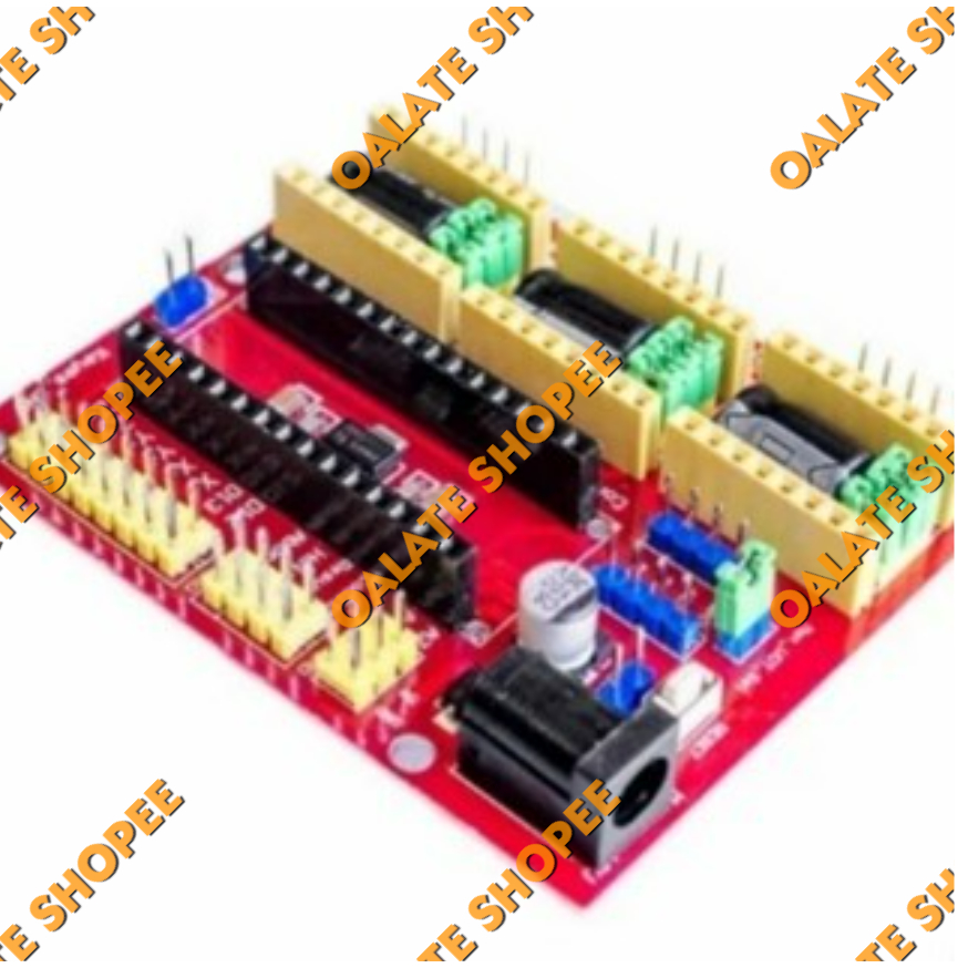 Jual Cnc Shield V4 Engraving A4988 Drv8825 Compatible Arduino_R3 Nano | Shopee Indonesia