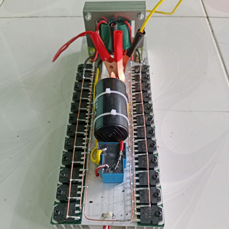 Jual inverter ultrasonik electric inverter pac 24 transistor trafo ...