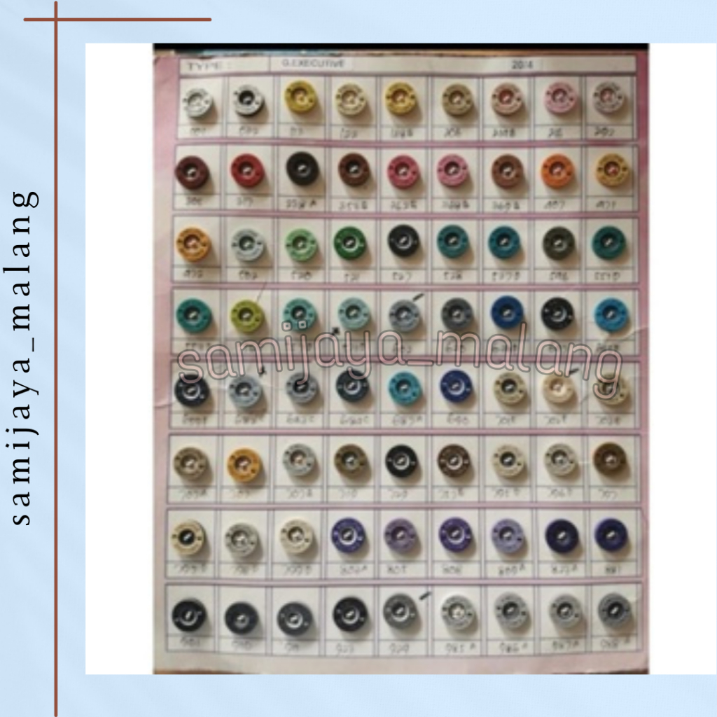 Jual [1 LUSIN] Kancing Hem / Baju / Kemeja Kancing Grafir Executive ...