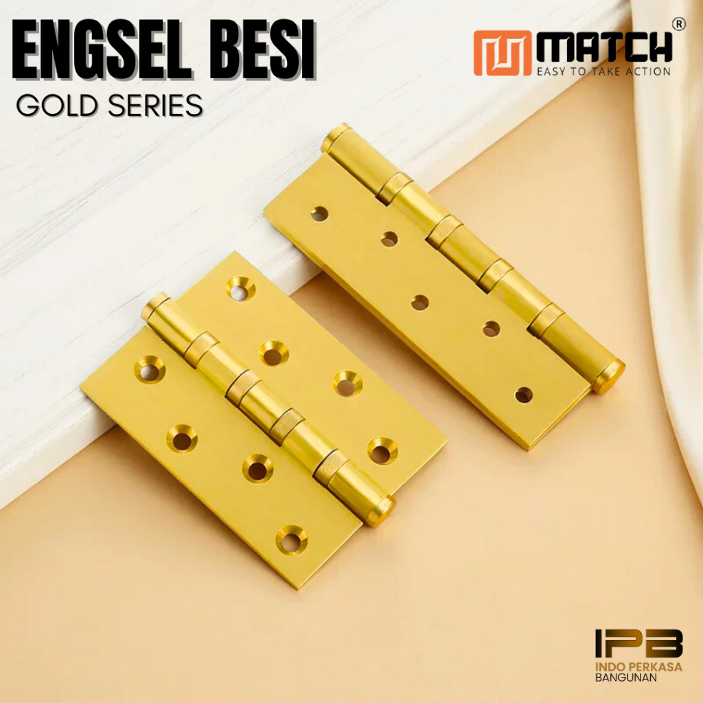 Jual MATCH Engsel Besi Match 3" / 4" / 5 " inch GRATIS SKRUP Engsel ...