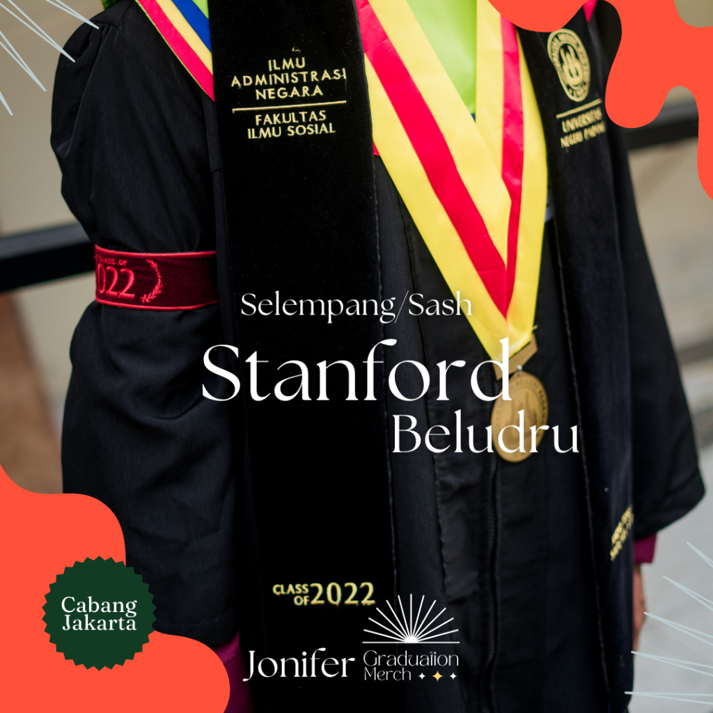 Jual Selempang Wisuda Stanford Beludru Premium - Kalung leher / Samir ...
