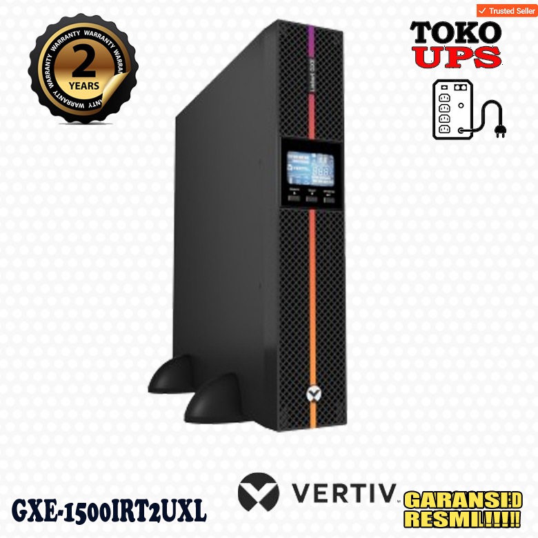 Jual UPS VERTIV Liebert GXE 1500VA 1300W 230V Rack 2U / Tower LCD | Shopee Indonesia