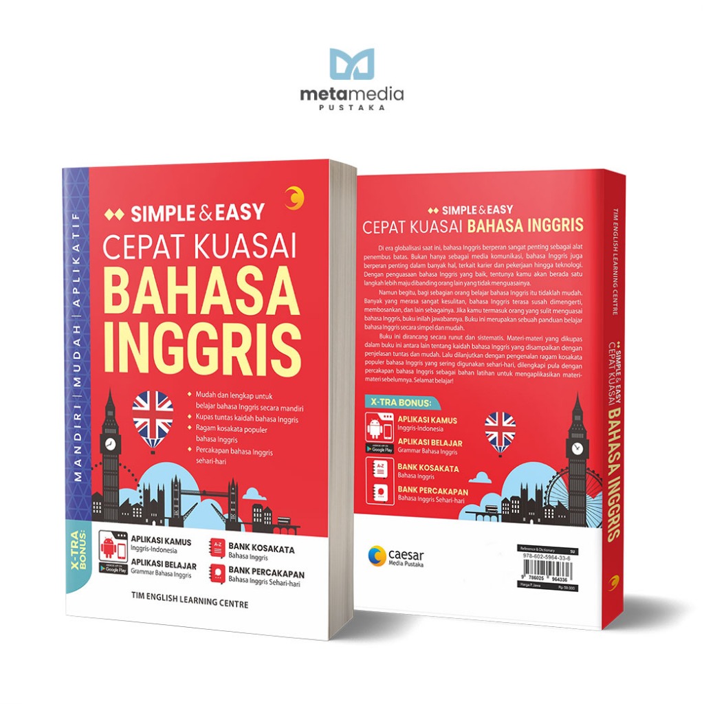 Jual Buku Simple & Easy Cara Cepat Kuasai Bahasa Inggris | Shopee Indonesia