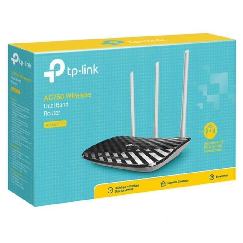 Jual TP-LINK ARCHER C20 AC750 WIRELESS DUAL BAND ROUTER | Shopee Indonesia