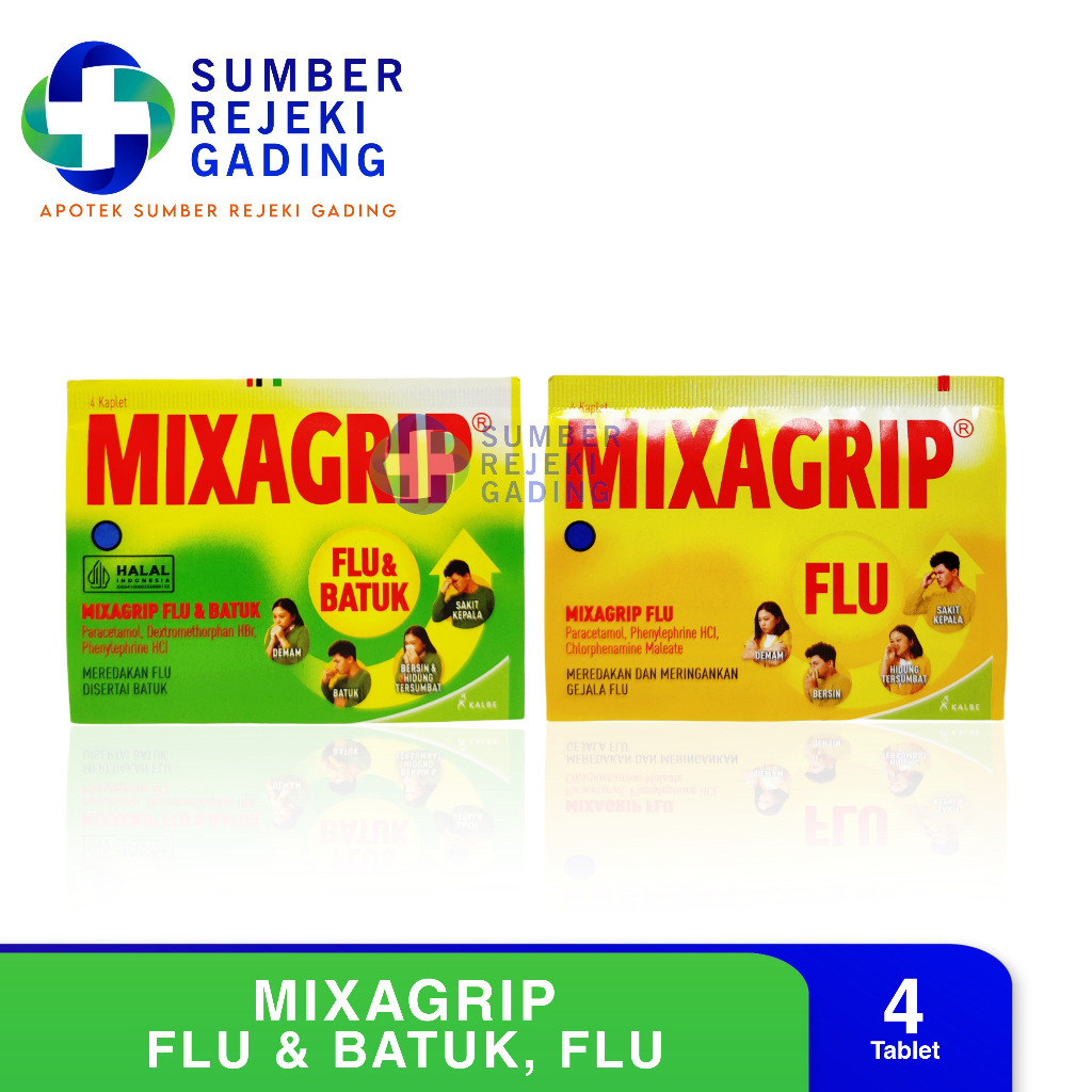 Jual Mixagrip Strip 4 Tablet All Varian - Flu | Flu & Batuk | Shopee ...