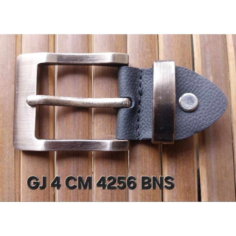 Jual KEPALA GESPER BUCKLE GESPER GJ 4 CM 4256 BNS + LIDAHAN KULIT ...