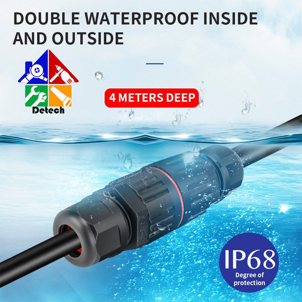 Jual Blok Terminal Bawah Air Konektor Tahan Air 2/3 inti Kabel Listrik ...