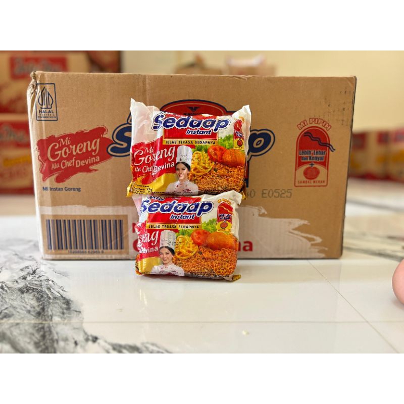 Jual [1 Dus isi 40 Bungkus] Mie Sedaap Goreng ala Chef Davina | Shopee ...
