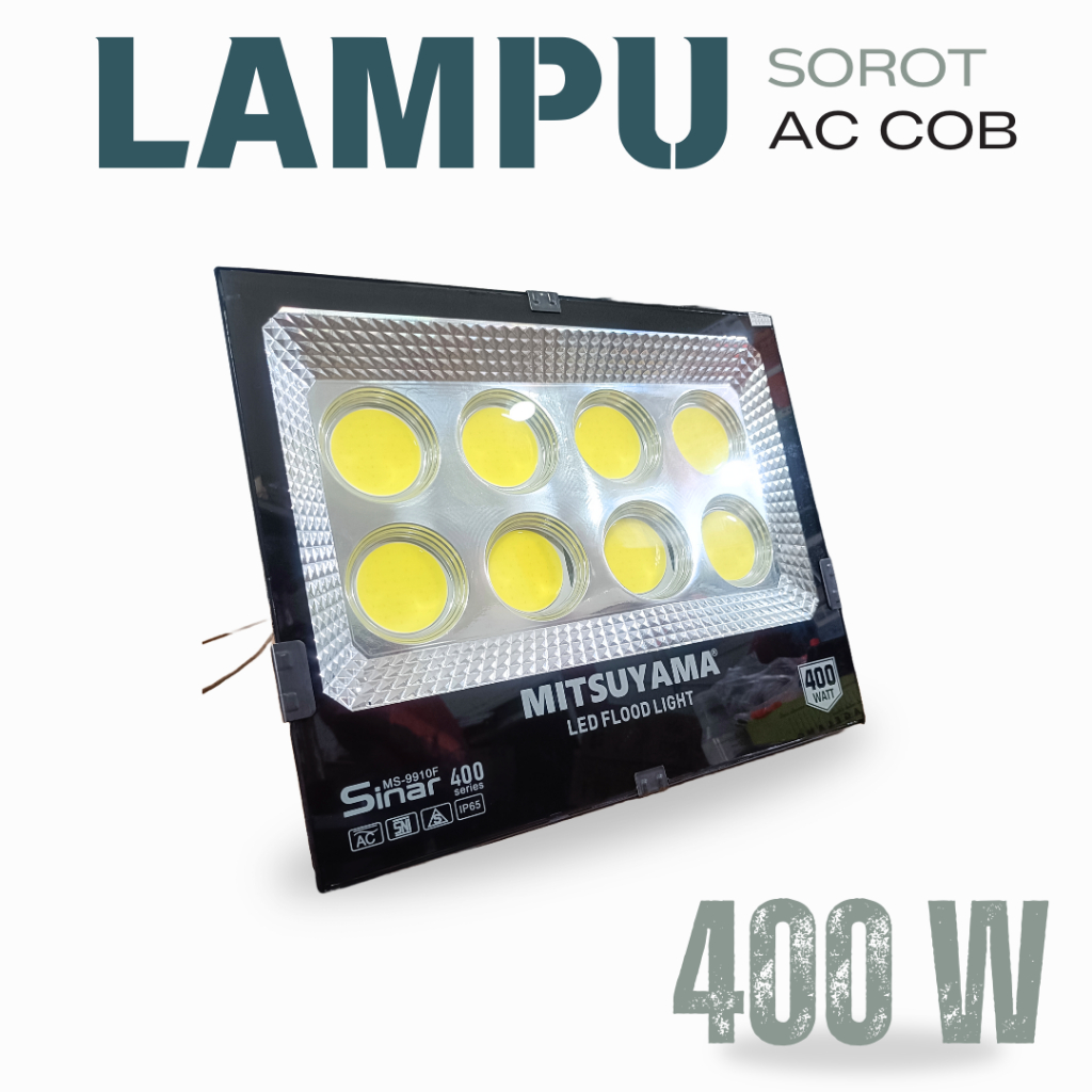 Jual LAMPU SOROT LED COB 400 WATT MITSUYAMA SERIES SINAR MS-9910F 400 W ...