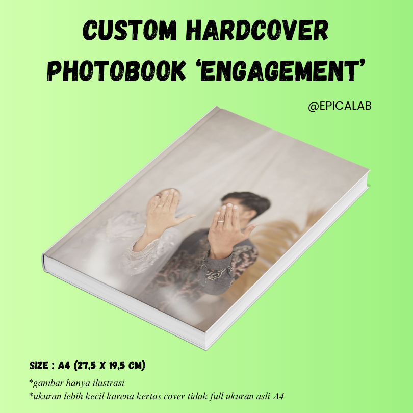 Jual (A4 27,5 x 19,5 cm) Photobook Lamaran Engagement Kenangan Kado ...