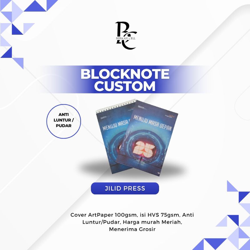 Jual BLOCKNOTE / NOTEBOOK SAMPUL CUSTOM JILID PRESS | Shopee Indonesia