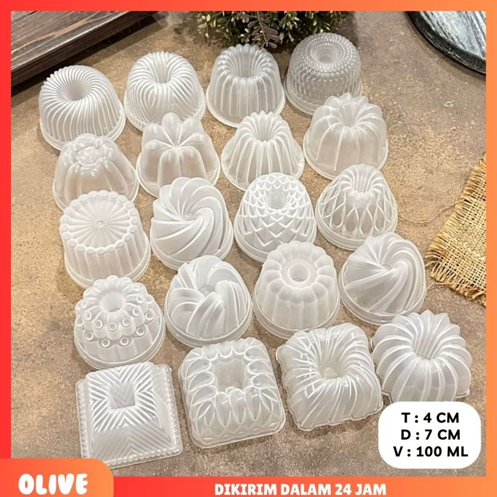 Jual Kirim sekarang 2 pcs 2 Motif Mini Cetakan puding bahan premium ...