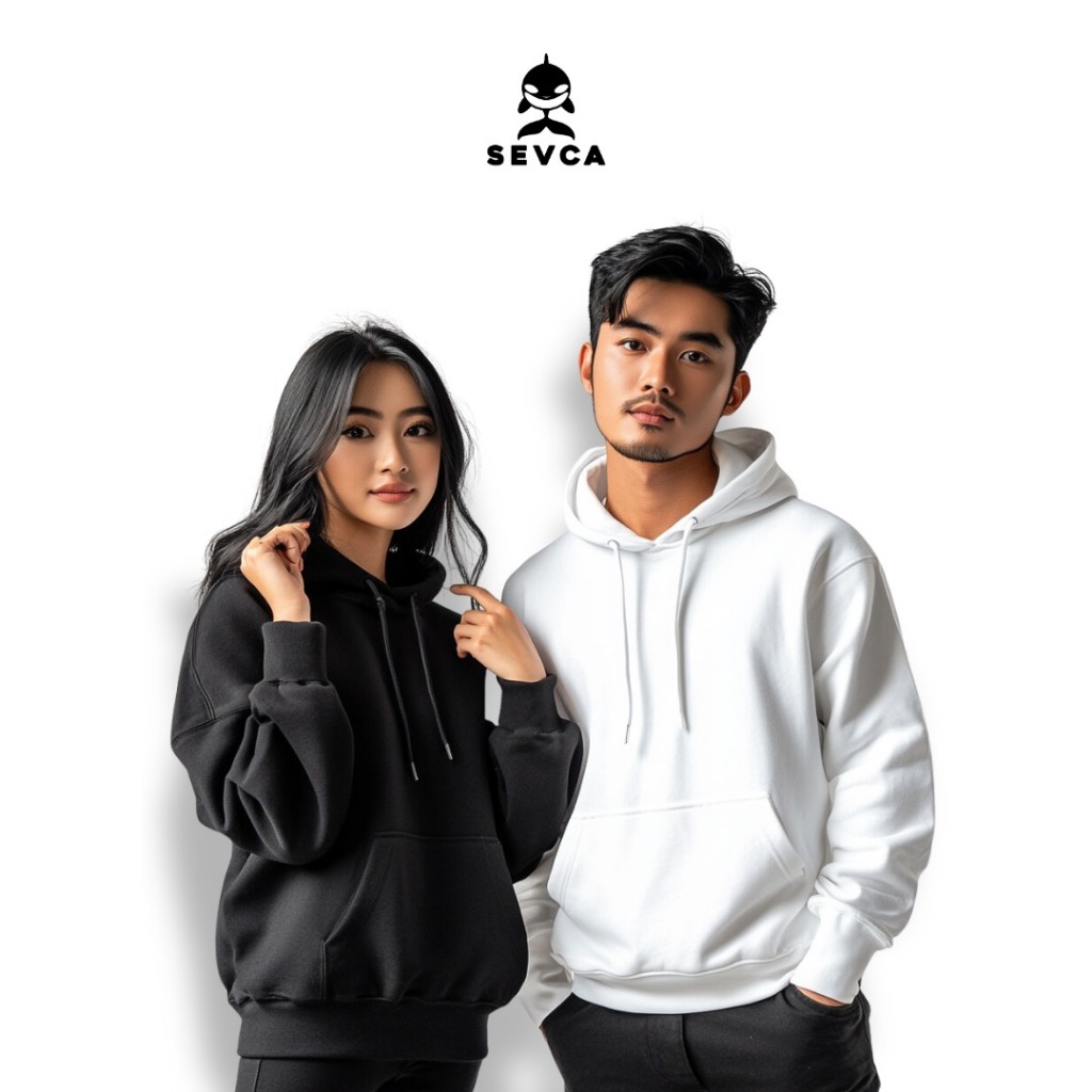 Jual Sevca - Hoodie Pria Wanita Hoodie Polos Unisex Original Size M L XL XXL XXXL XXXXXL ...