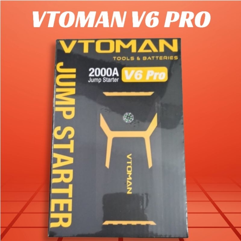 Jual VTOMAN V6 PRO JUMP STARTER AKI MOBIL MOTOR & POWERBANK HP | Shopee ...