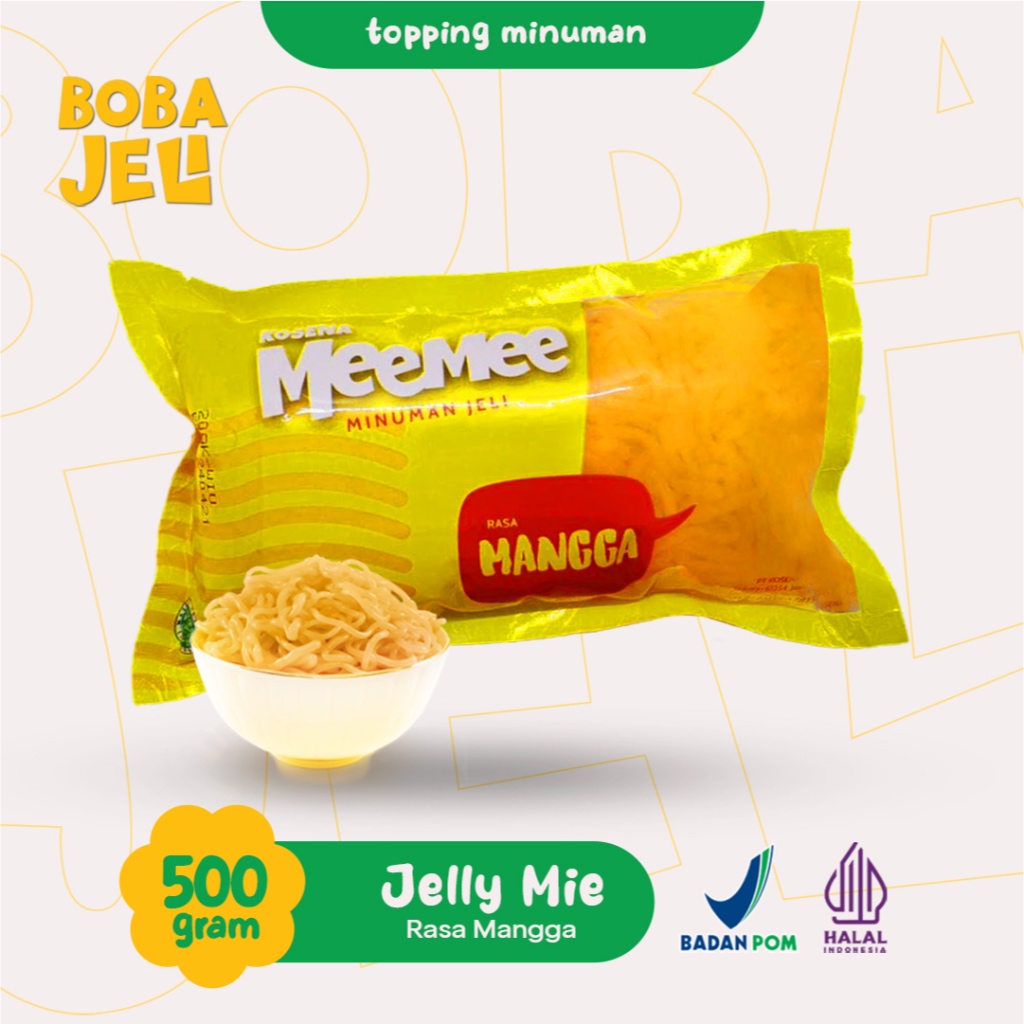 Jual Jelly Mie Kuning MeeMee Rasa Mangga 500gr | Shopee Indonesia