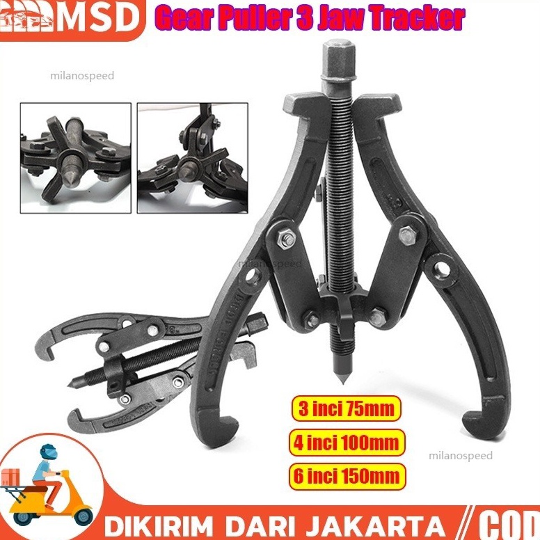 Jual Harga Spesial Treker 3 Kaki 3 4 6 Inch Gear Puller 3 Jaw Tracker ...
