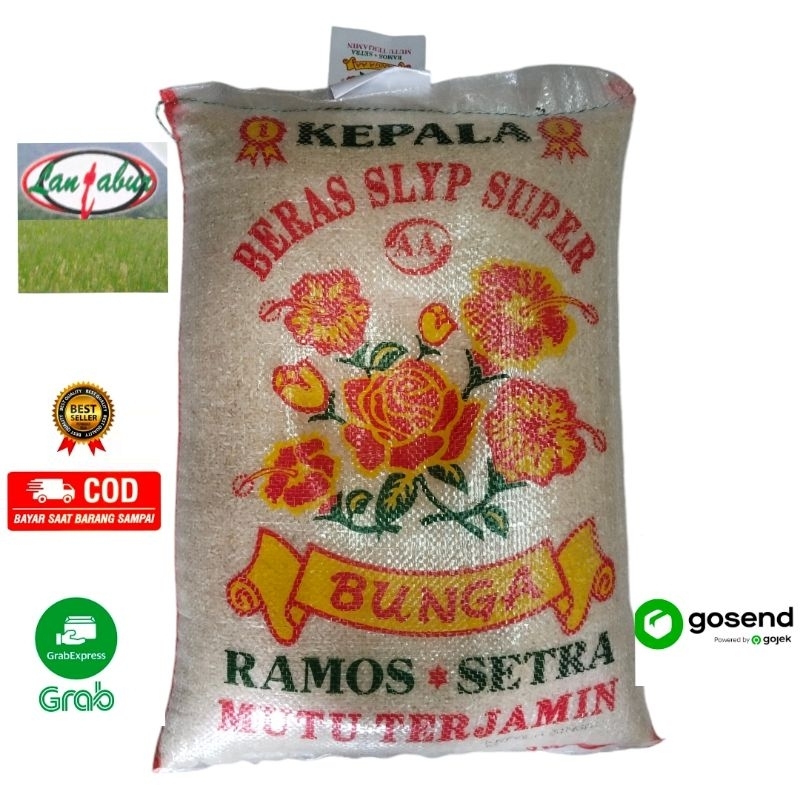Jual Beras Slyp Cap Kembang/Bunga 10KG Premium | Shopee Indonesia