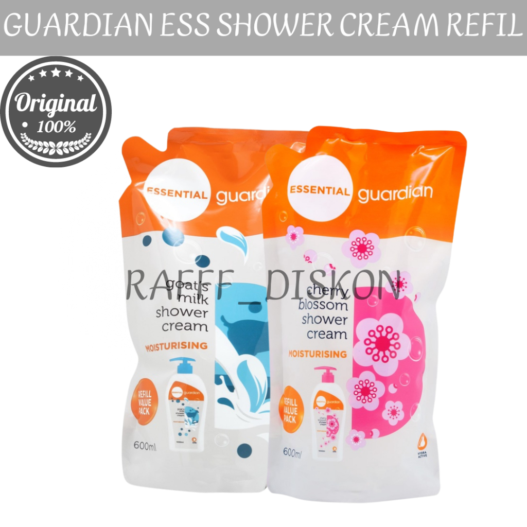 Jual GUARDIAN ESSENTIAL SHOWER CREAM REFIL 600 ML - REFIL SABUN MANDI ...