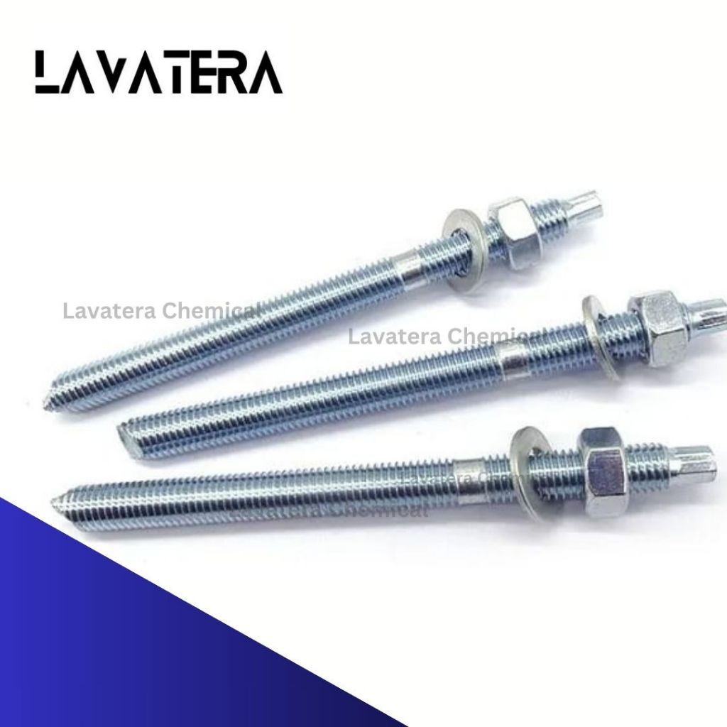 Jual CHEMICAL ANCHOR STUD BOLT ANGKUR M16X190 GRADE 5.8 | Shopee Indonesia