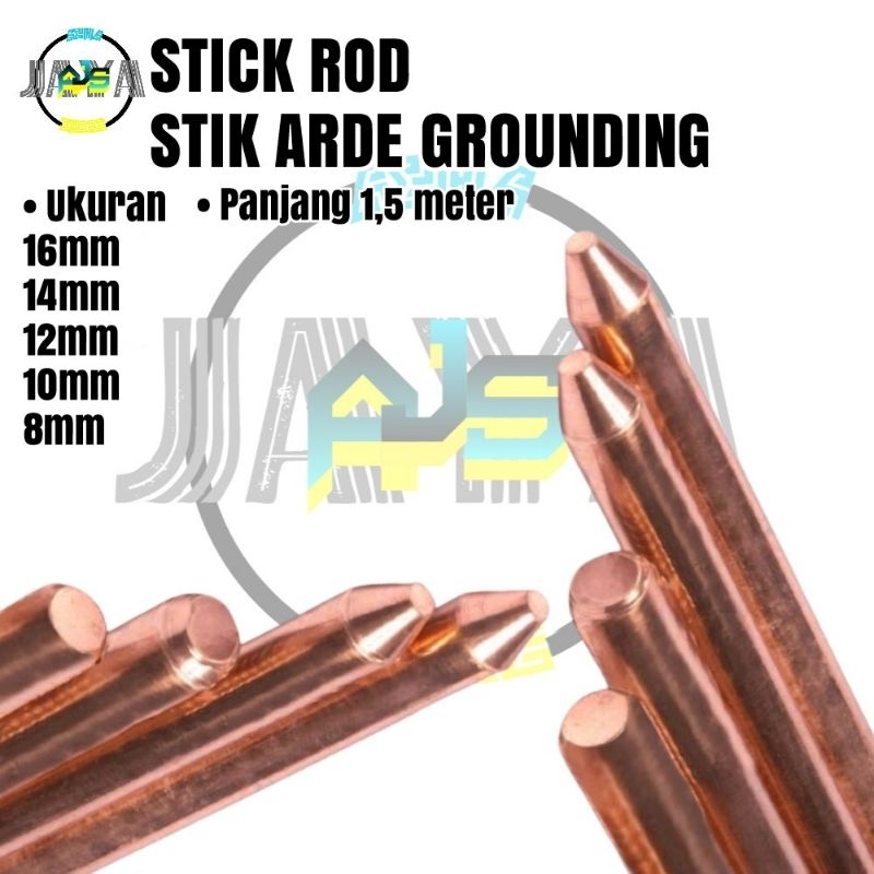 Jual Stick As Grounding Rod / Stik Arde Grounding Penangkal anti Petir ...