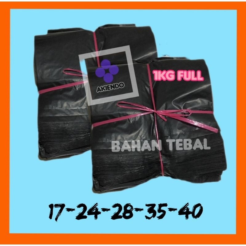 Jual Kantong kresek Plastik Hitam los per 1 kg besar kecil terlaris | Shopee Indonesia
