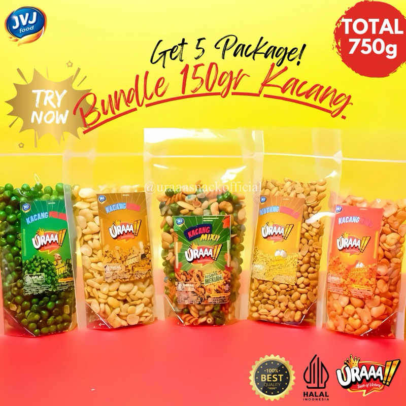Jual PAKET SERBA KACANG-KACANGAN & JAGUNG OPAK URAAA!! GET 5 PACKAGES ...