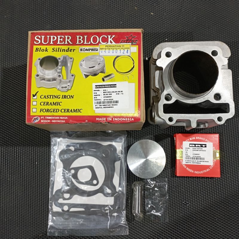 Jual Boring Blok seher BRT Mio J, GT, X-Ride 115 Soul GT 115 Bore Up 58,5 mm Boring BRT CASTING ...