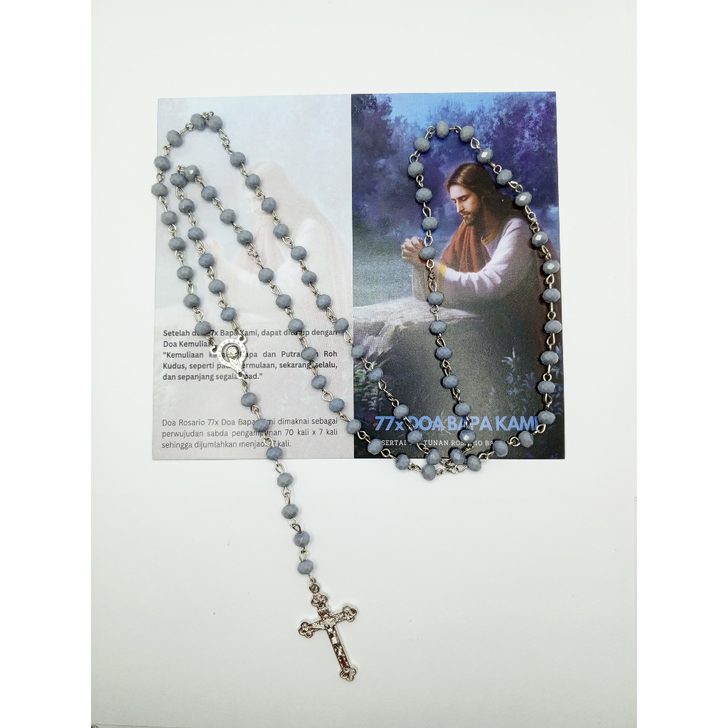 Jual ROSARIO BAPA KAMI 77 KALI / ROSARIO DEVOSI BAPA KAMI 77 KALI / KALUNG ROSARIO KATOLIK ...