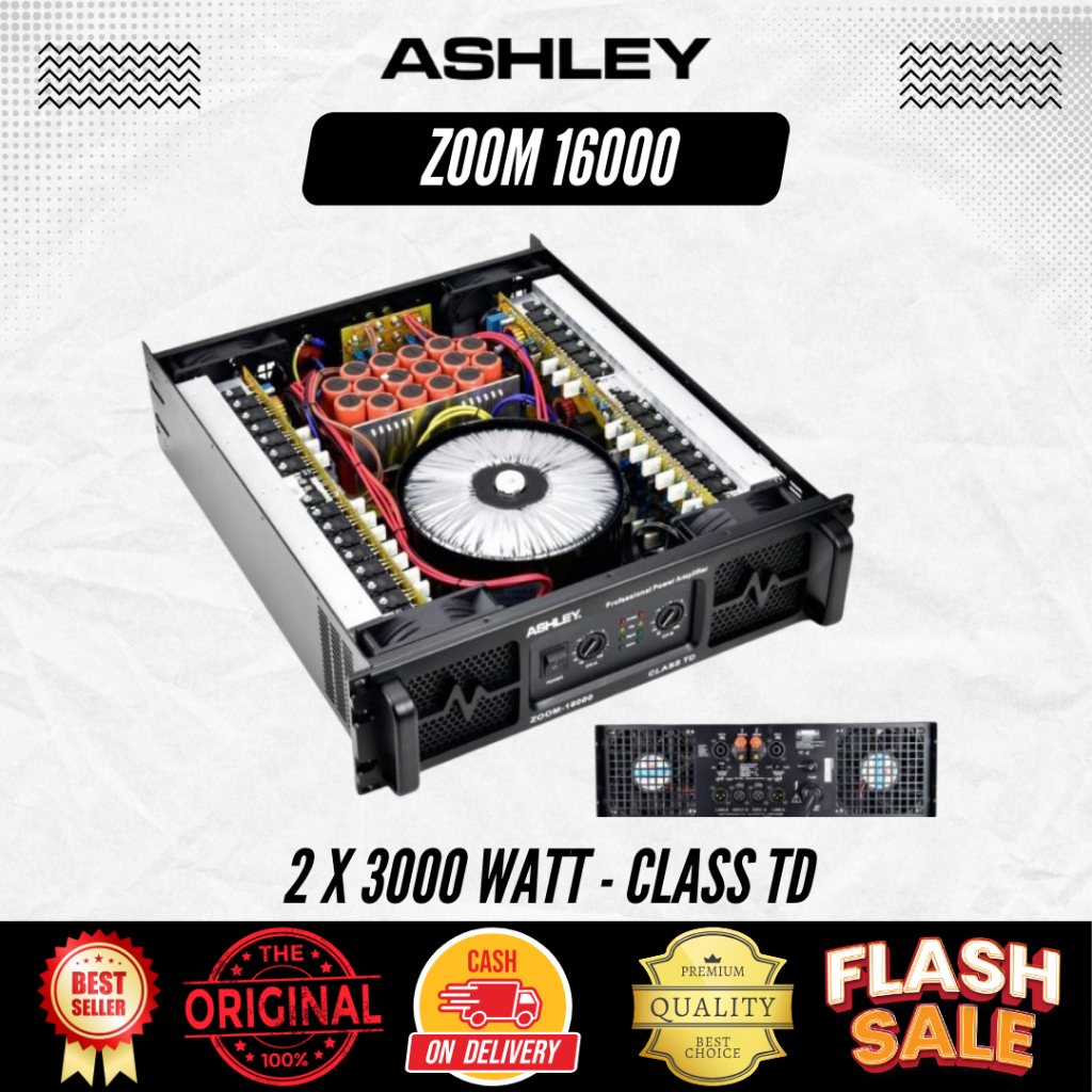 Jual Power Ashley Zoom 16000 Class TD | Shopee Indonesia