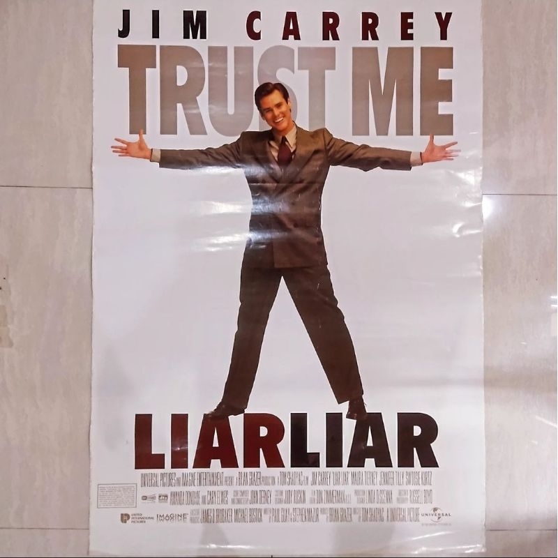 Jual POSTER LOBBY BIOSKOP ORI Liar Liar Jim Carrey | Shopee Indonesia