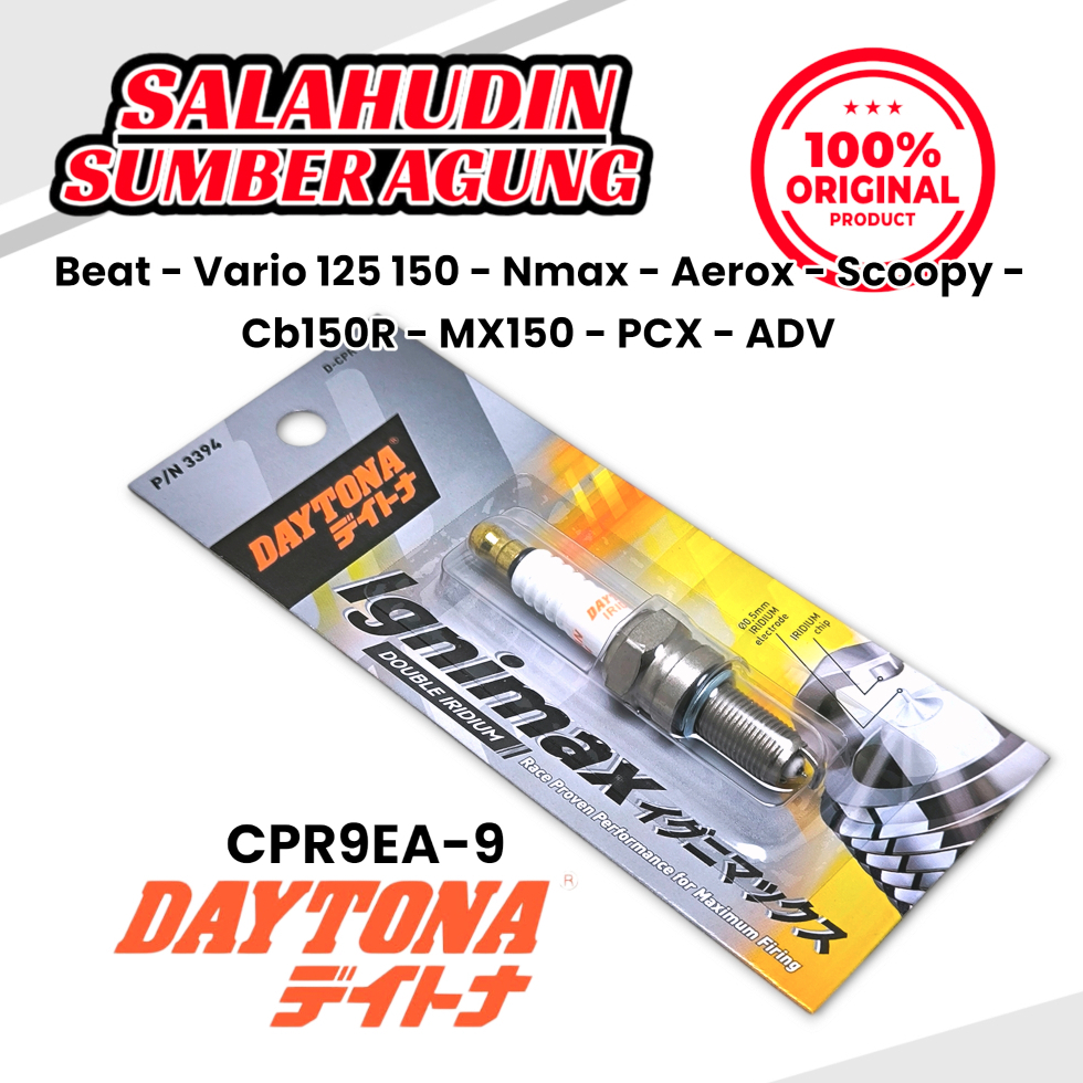 Jual Busi Daytona Double Iridium Beat FI Scoopy eSP Vario 125 150 Pcx 125 Nmax Aerox Lexi Vespa ...