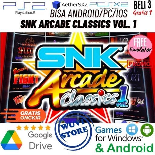 Jual PS 2 SNK Arcade Classics Vol. 1 | Bisa di PC / Android / IOS Plus Emulator | Beli 3 Gratis ...