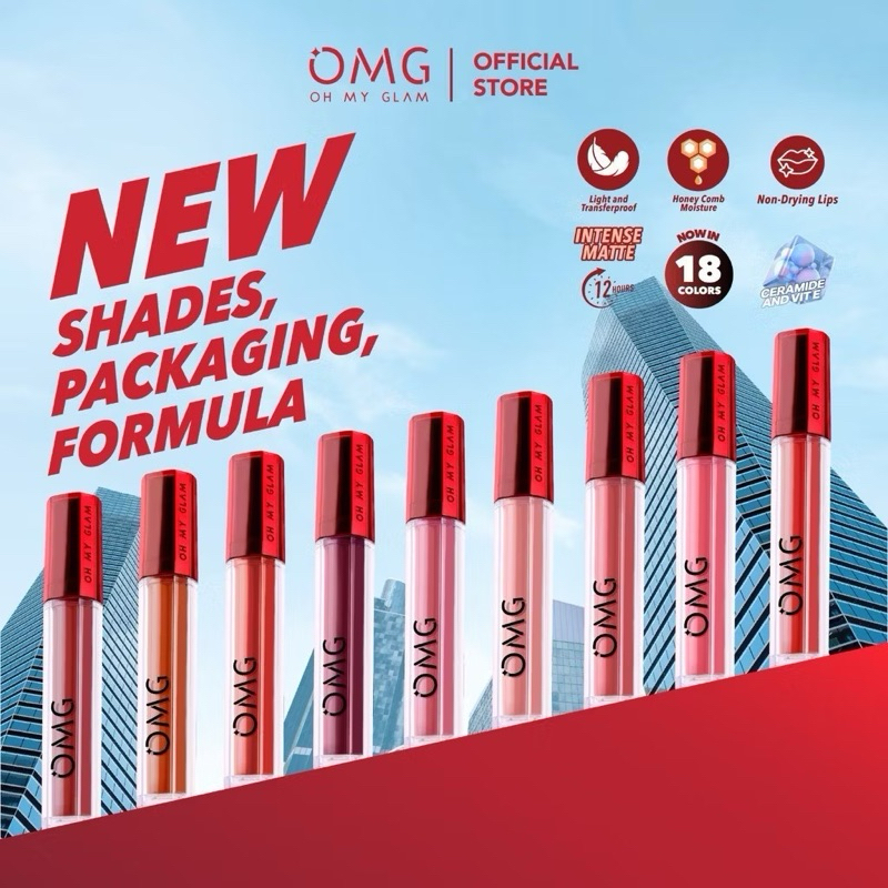 Jual OMG KISS MATTE LIP CREAM NEW SHADE | Shopee Indonesia