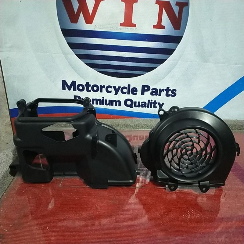 Jual cover mesin beat karbu in+ ex + tutup kipas beat karbu t2006 2007 ...