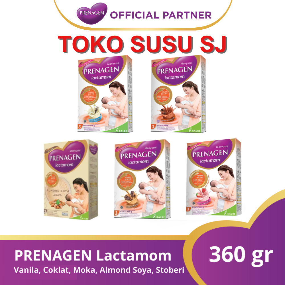Jual PRENAGEN LACTAMOM VANILA COKLAT MOKA STRAWBERI 360 GR/IBU MENYUSUI/400GR/VANILLA 360 gram ...