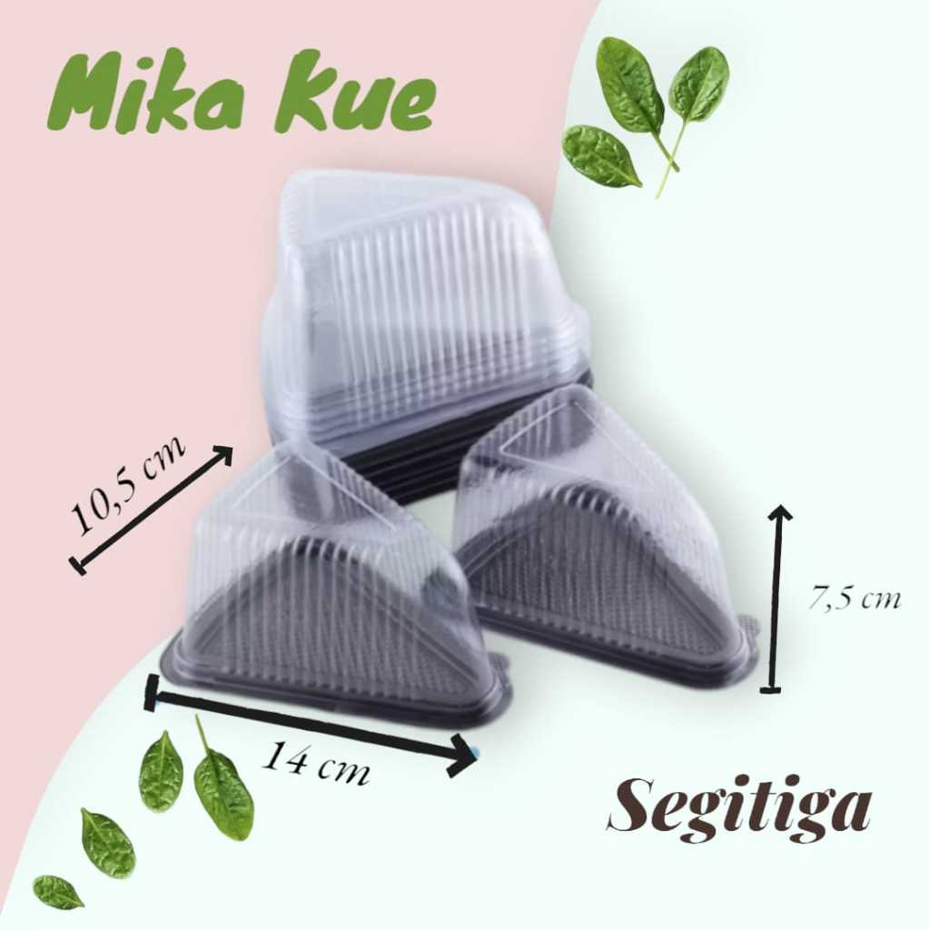 Jual Mika Cake Segitiga Kemasan Tart Mille Crepes isi 25 pcs | Shopee ...