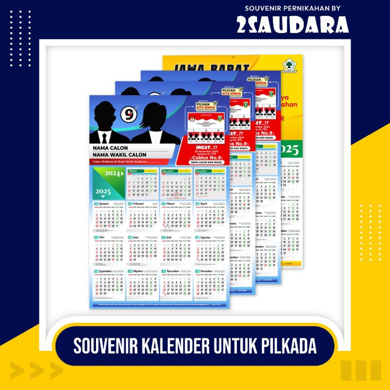 Jual Custom Kalender Pilkada | Shopee Indonesia