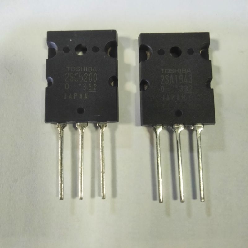 Jual TRANSISTOR FINAL TOSHIBA 2SA 1943 2SC 5200 TR FINAL SA1943 SC5200 SATU SET | Shopee Indonesia