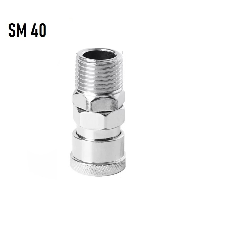 Jual JKU Quick Coupler Angin SM40 SM 40 / Sambungan Selang Kompresor Drat Luar 1/2" / Sambungan ...