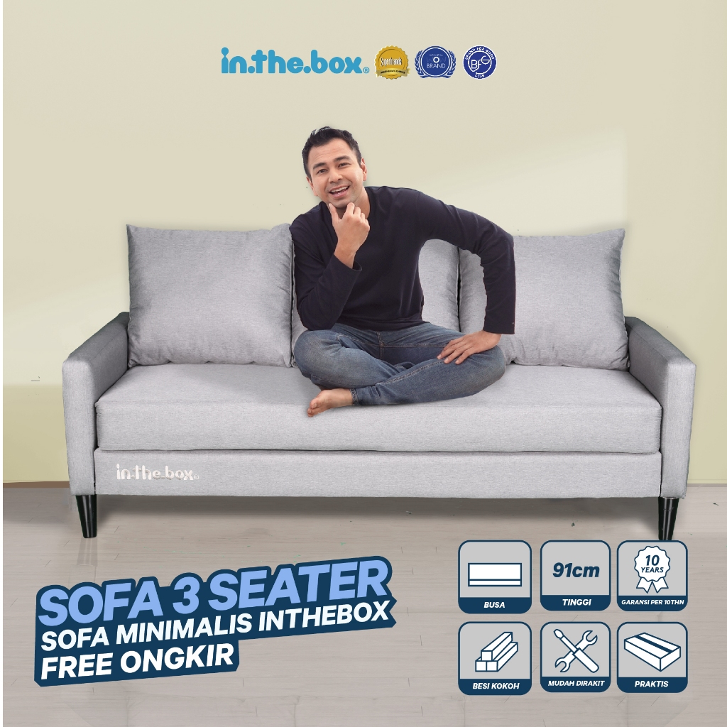 Jual In The Box Sofa 3 Seater Minimalis | Shopee Indonesia