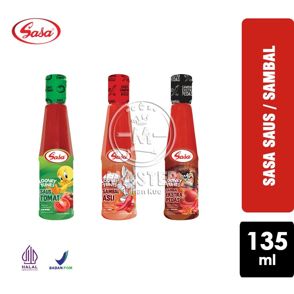 Jual Sasa Saus Tomat / Sambal Asli / Sambal Ekstra Pedas All Varian ...