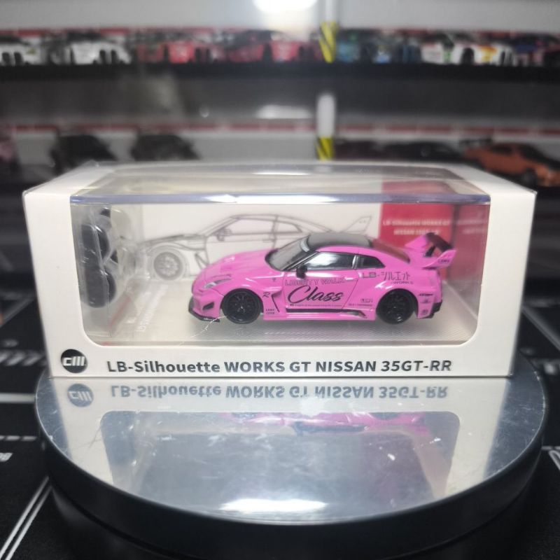 Jual cm model nissan gtr r35 lbwk pink | Shopee Indonesia