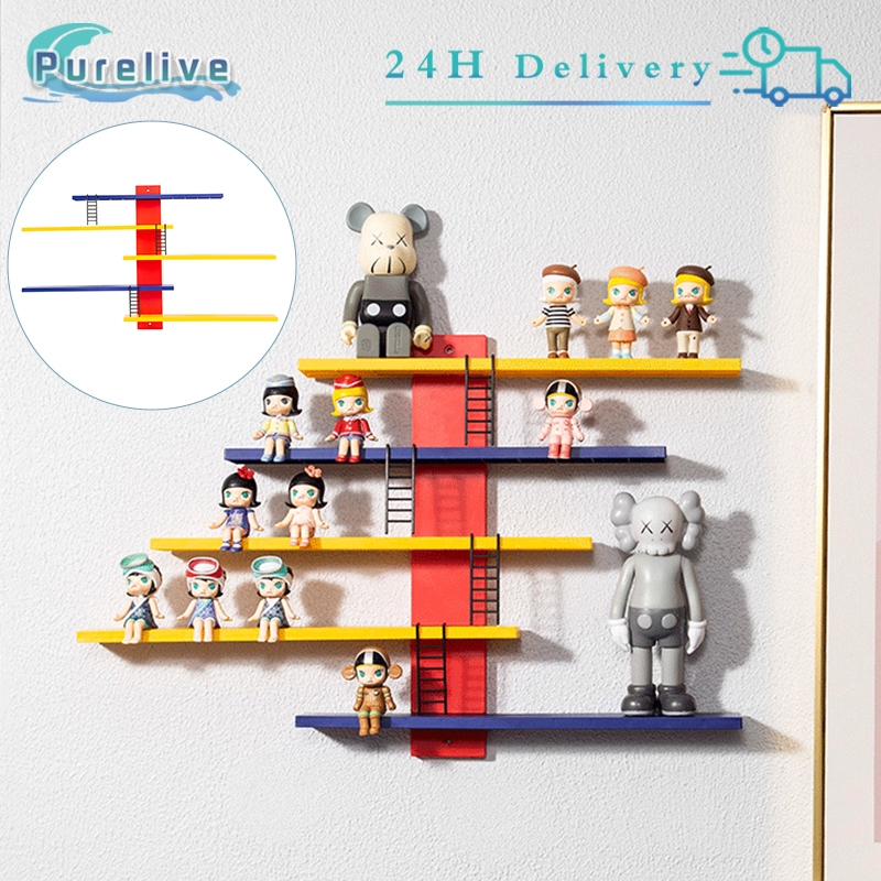 Jual 5 Susun Tingkat Tangga Rak Action Figure Display Pop Mart Blind ...