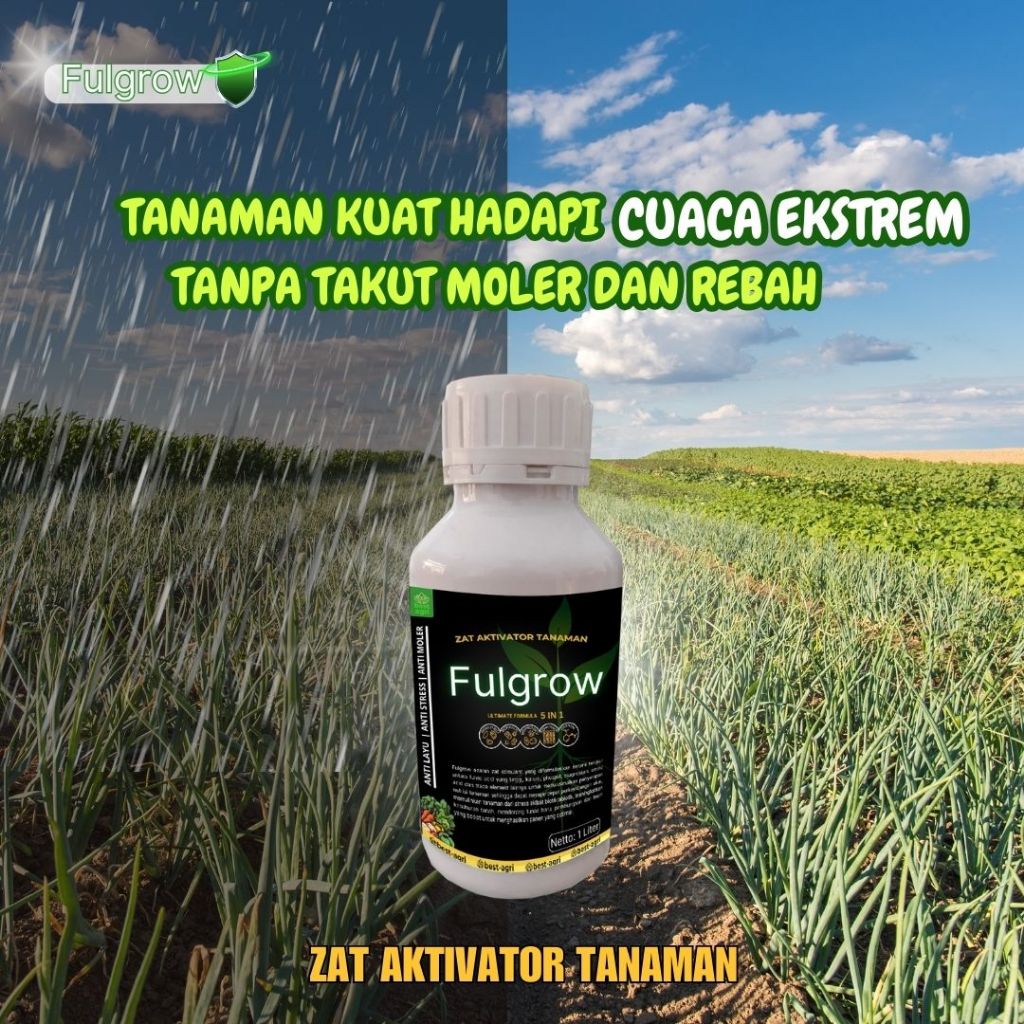 Jual Fulgrow Zat Aktivator Tanaman Pupuk Anti Stres Obat Keriting Daun ...