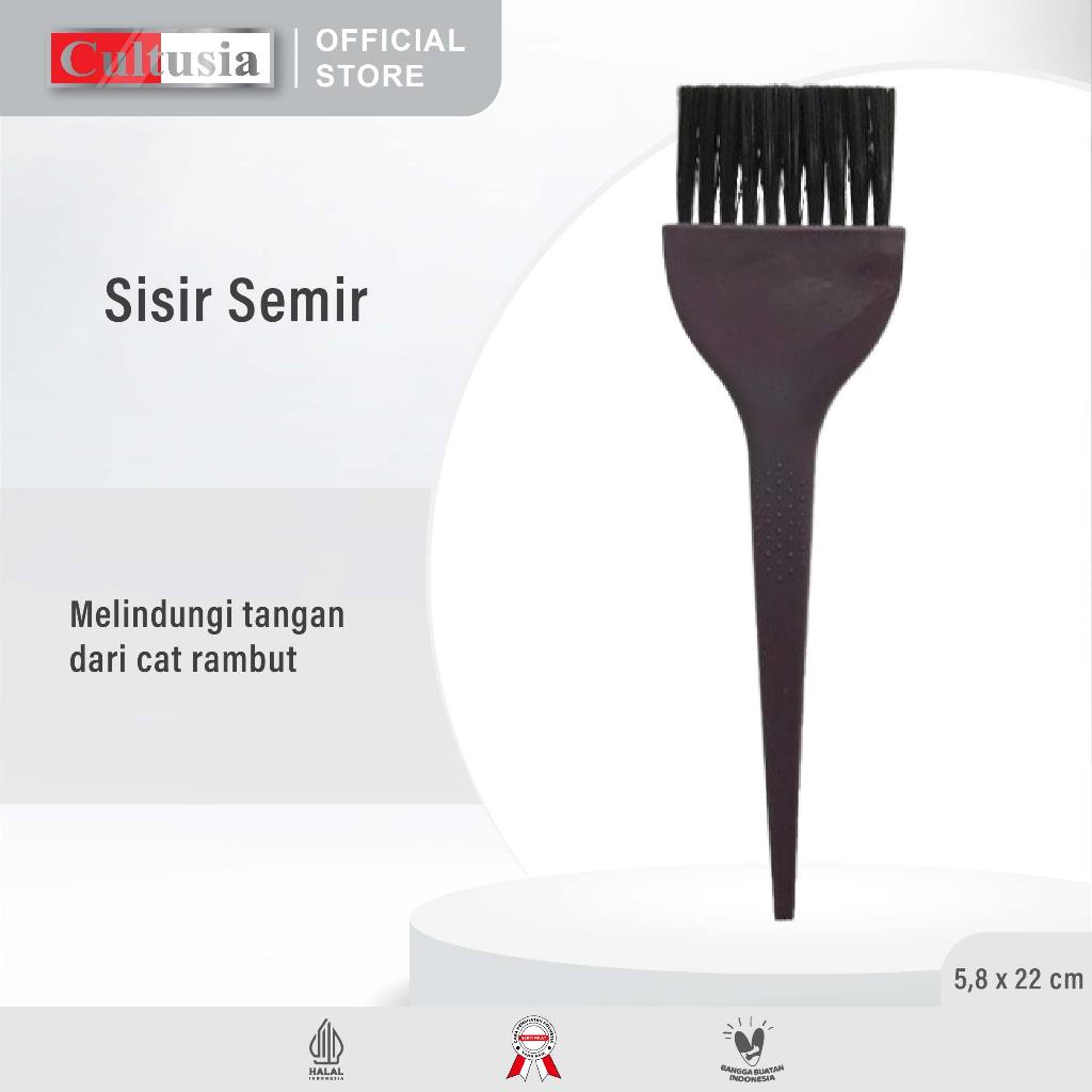 Jual Cultusia Kuas Semir Reguler/Kuas Cat Rambut | Shopee Indonesia